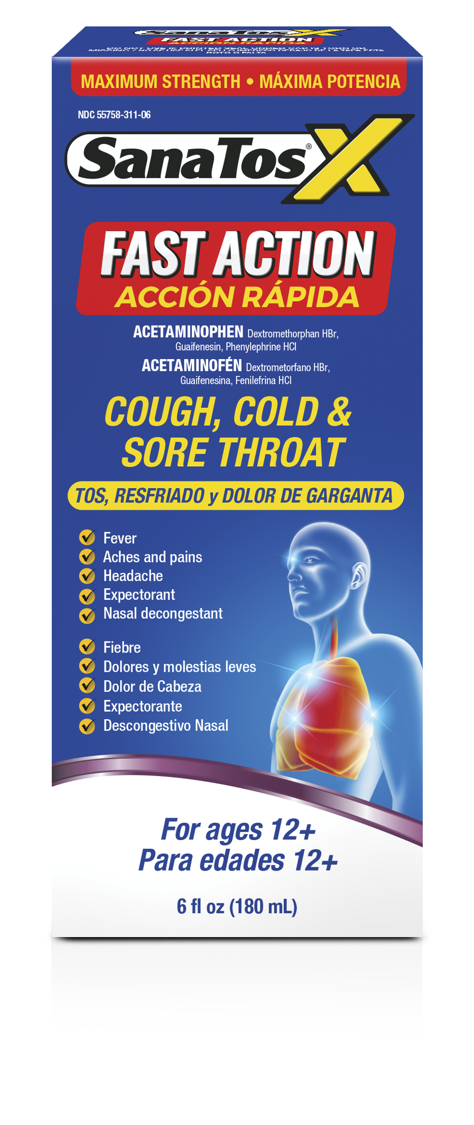 Sanatos® X Jarabe 6 Fl Oz (177 Ml) – Vas al Super